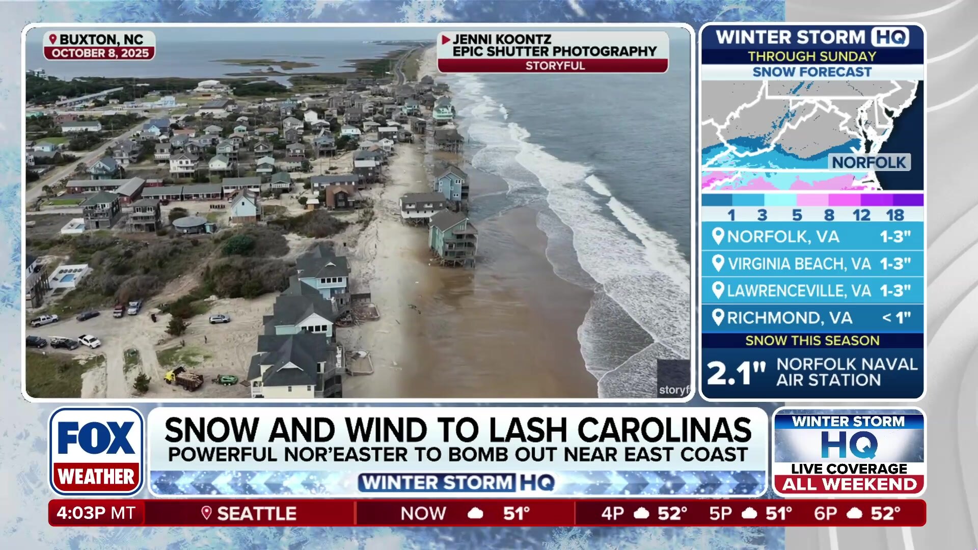 Watch Winter Storm HQ Live Coverage: Season 3, Episode 52 - Winter ...