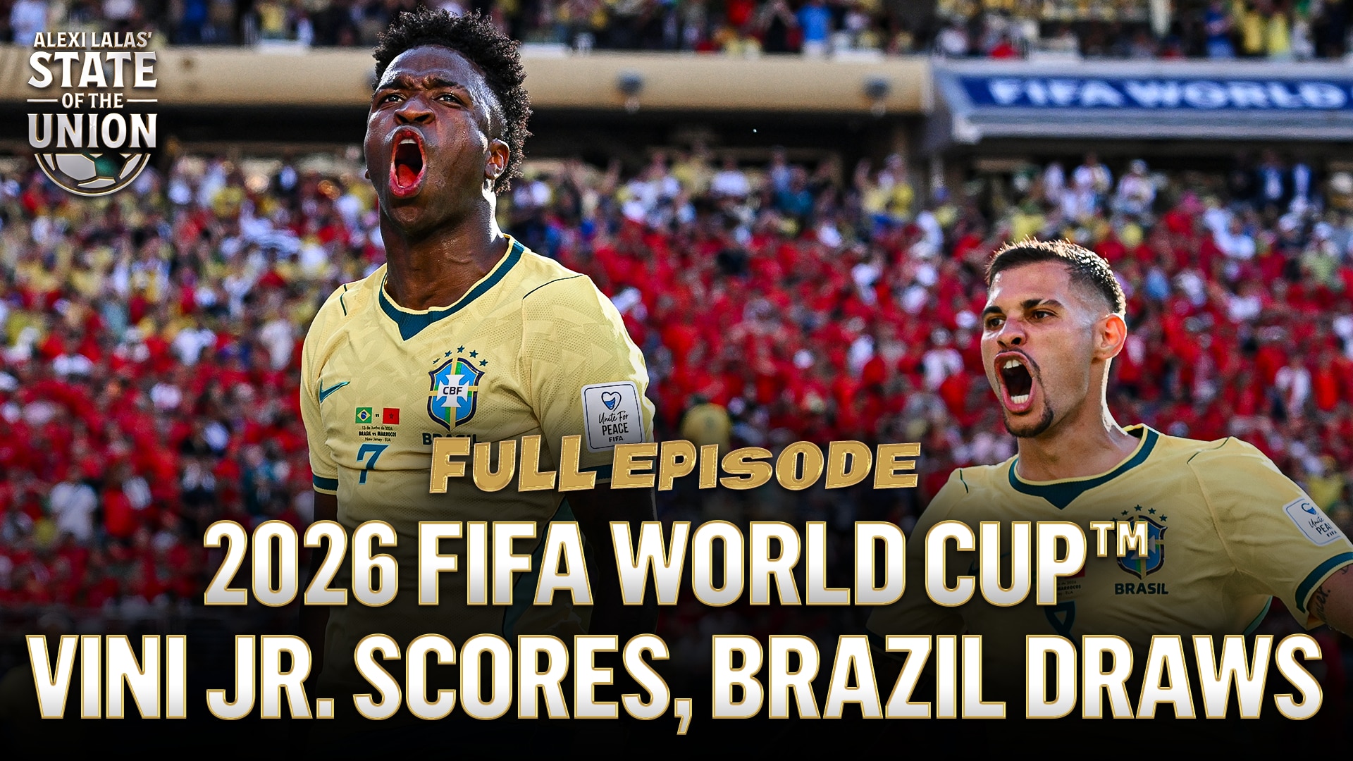 Full-length Replay: LIVE Reaction to Brazil's 1-1 draw with Morocco and ...