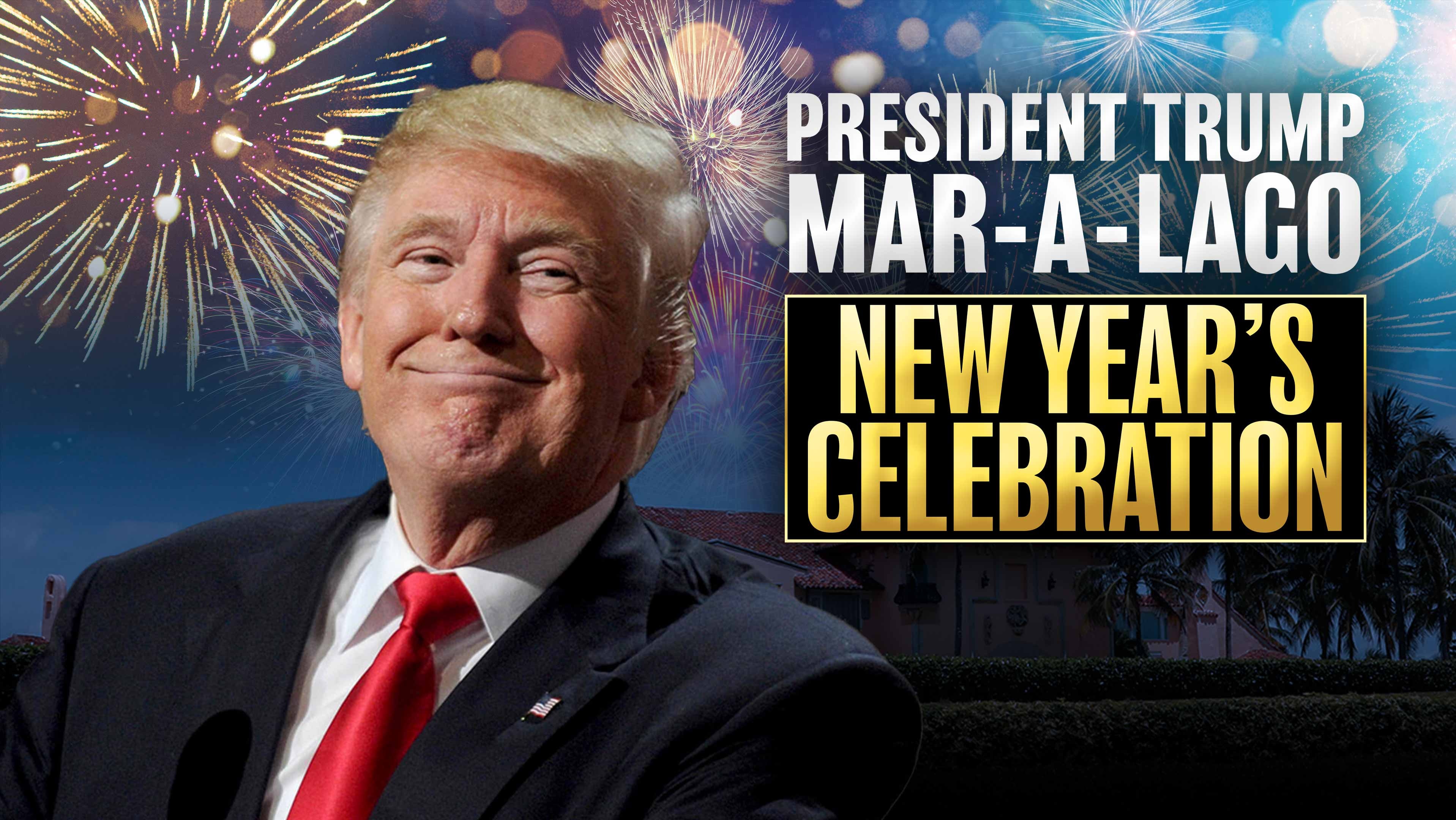 Watch Donald Trump Mar-A-Lago New Year's Celebration | FOX One