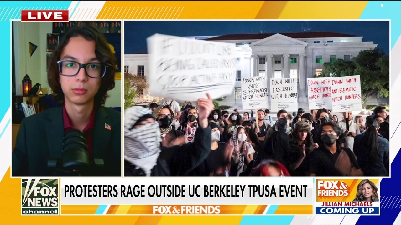 Watch TPUSA vows to continue message after protests raged at UC ...