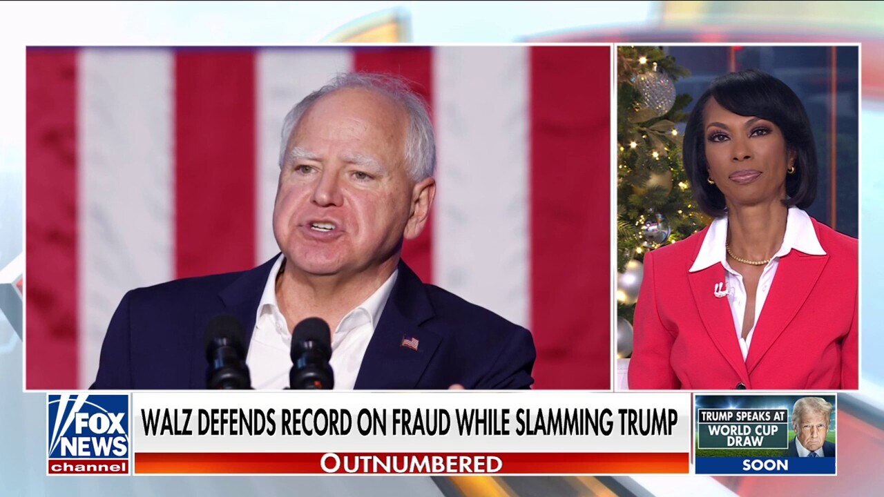 Watch Tim Walz defends record on fraud while slamming Trump - FNC | FOX One