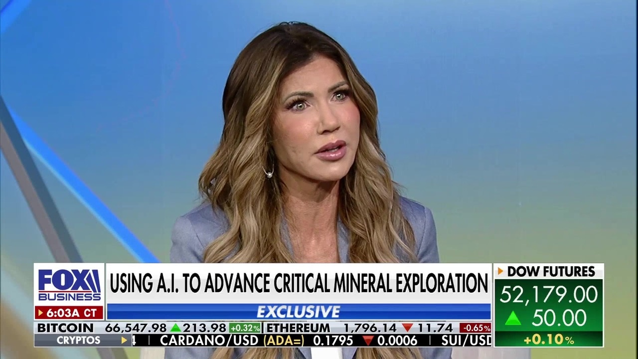 Watch Kristi Noem details NovaRed Mining's AI use in critical mineral ...