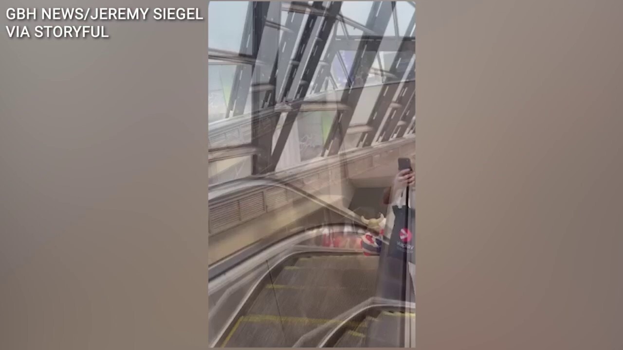 Watch Norway fans unleash wild Viking frenzy on Boston escalator before ...
