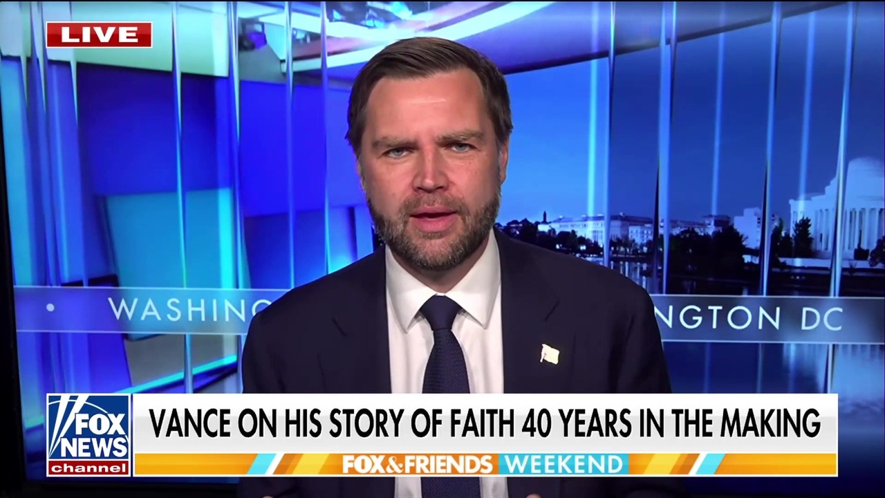 Watch Vance shares personal journey back to faith and raising a ...