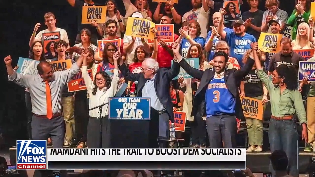 Watch Mamdani, Sanders back socialists in NYC primaries as Dems debate ...
