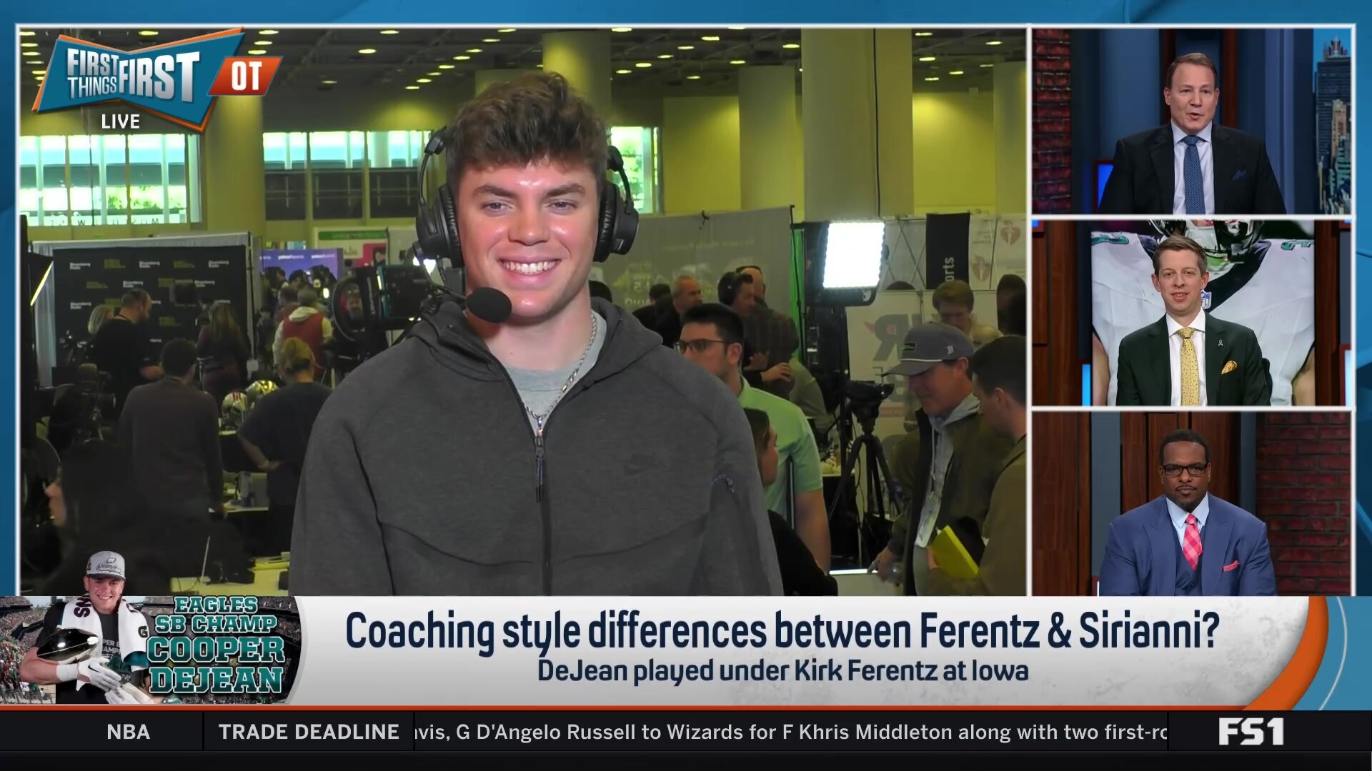 Watch Cooper DeJean compares coaching styles of Kirk Ferentz and Nick ...