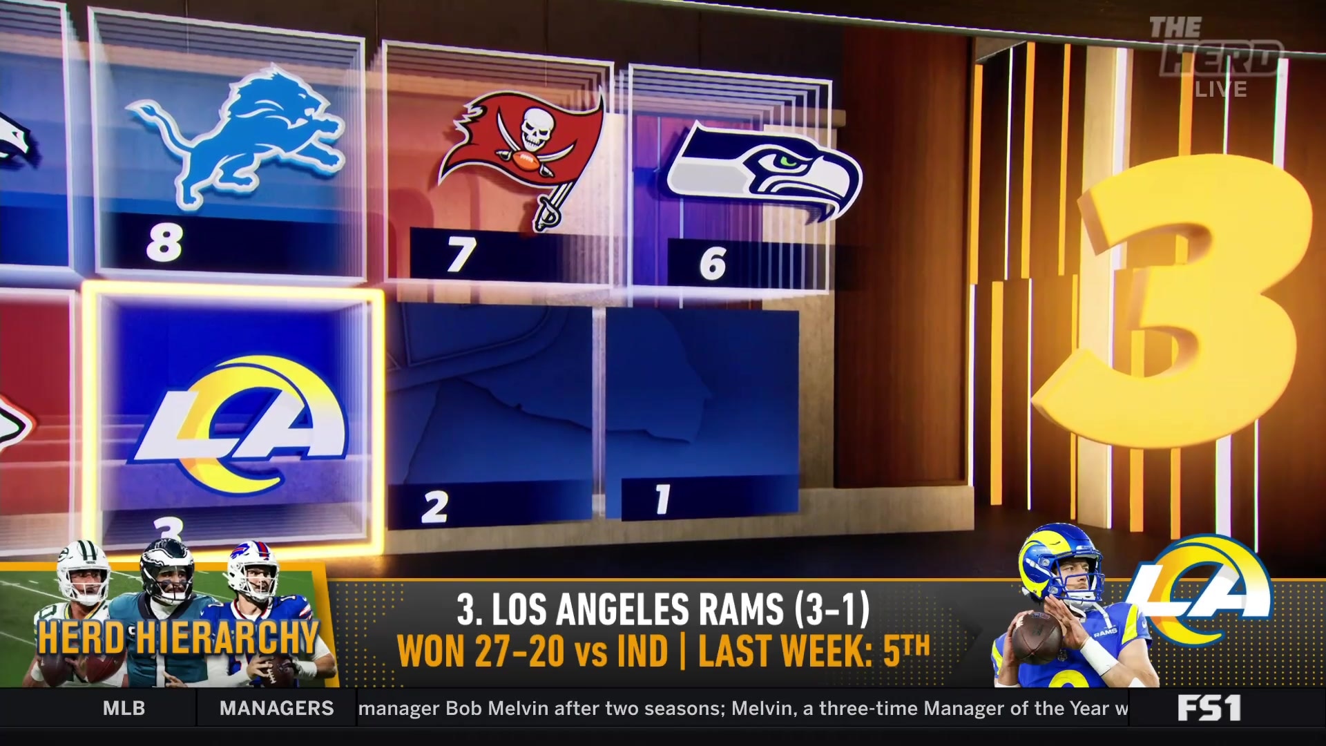 Watch Los Angeles Rams ranked #3 in Herd Hierarchy - The Herd with ...