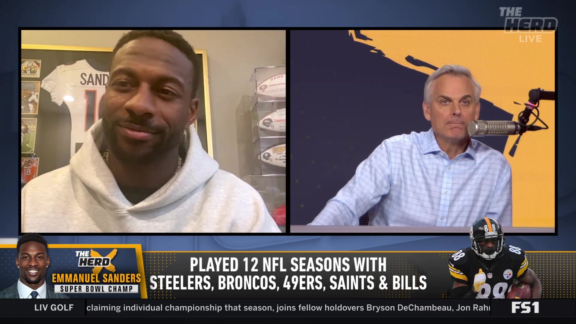 Watch Emmanuel Sanders shares Mike Tomlin's personal advice on long ...