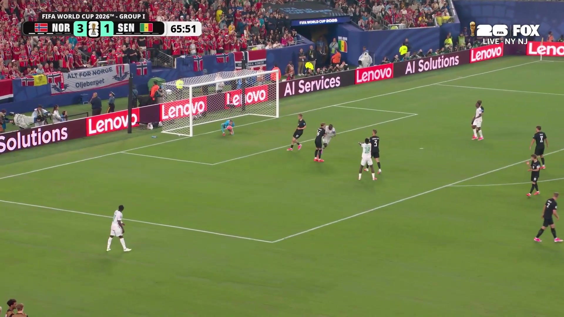 Watch Ismaila Sarr fires a powerful shot on target - FOX | FOX One