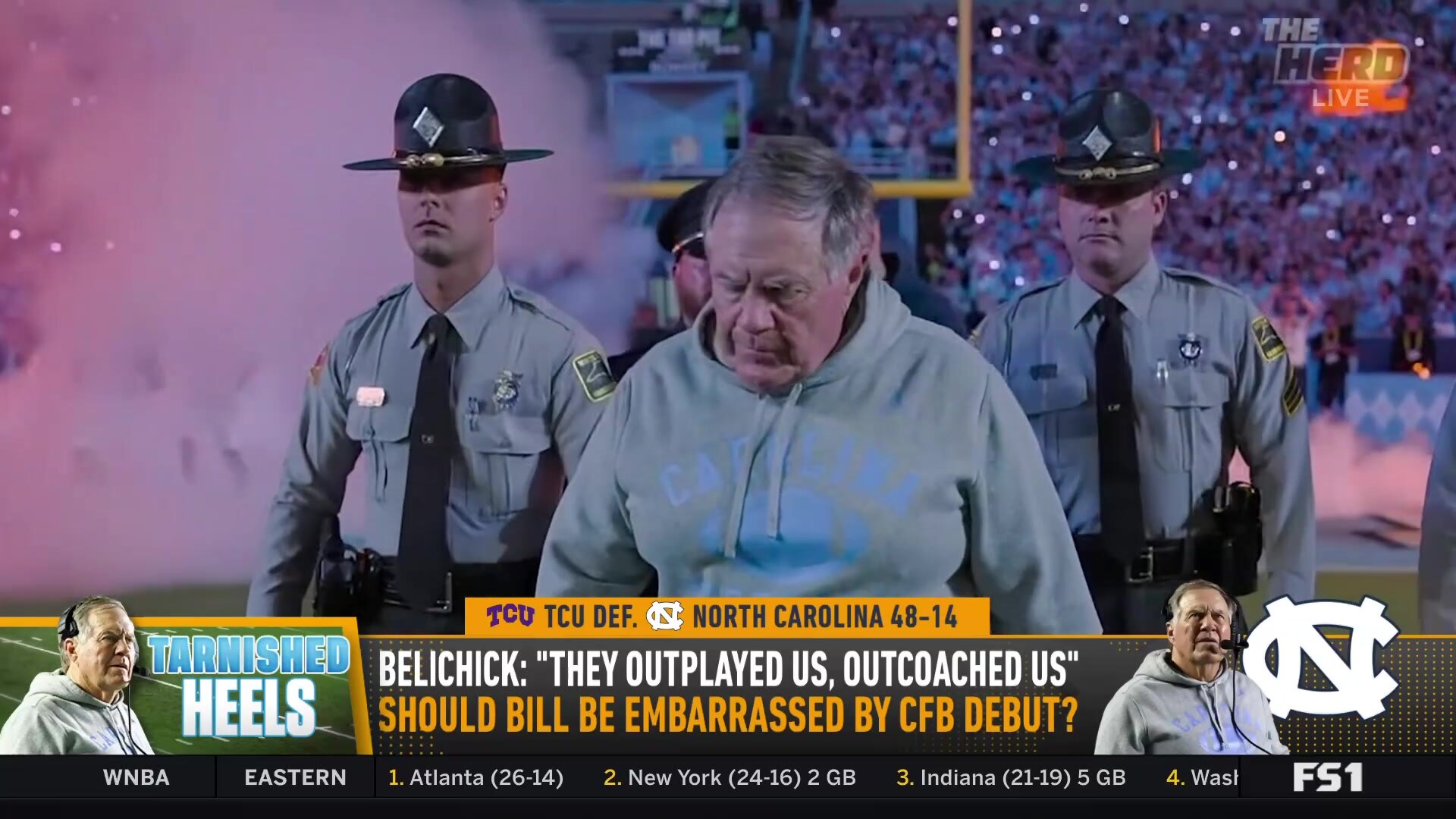 Watch Bill Belichick's embarrassing CFB debut Online | FOX One