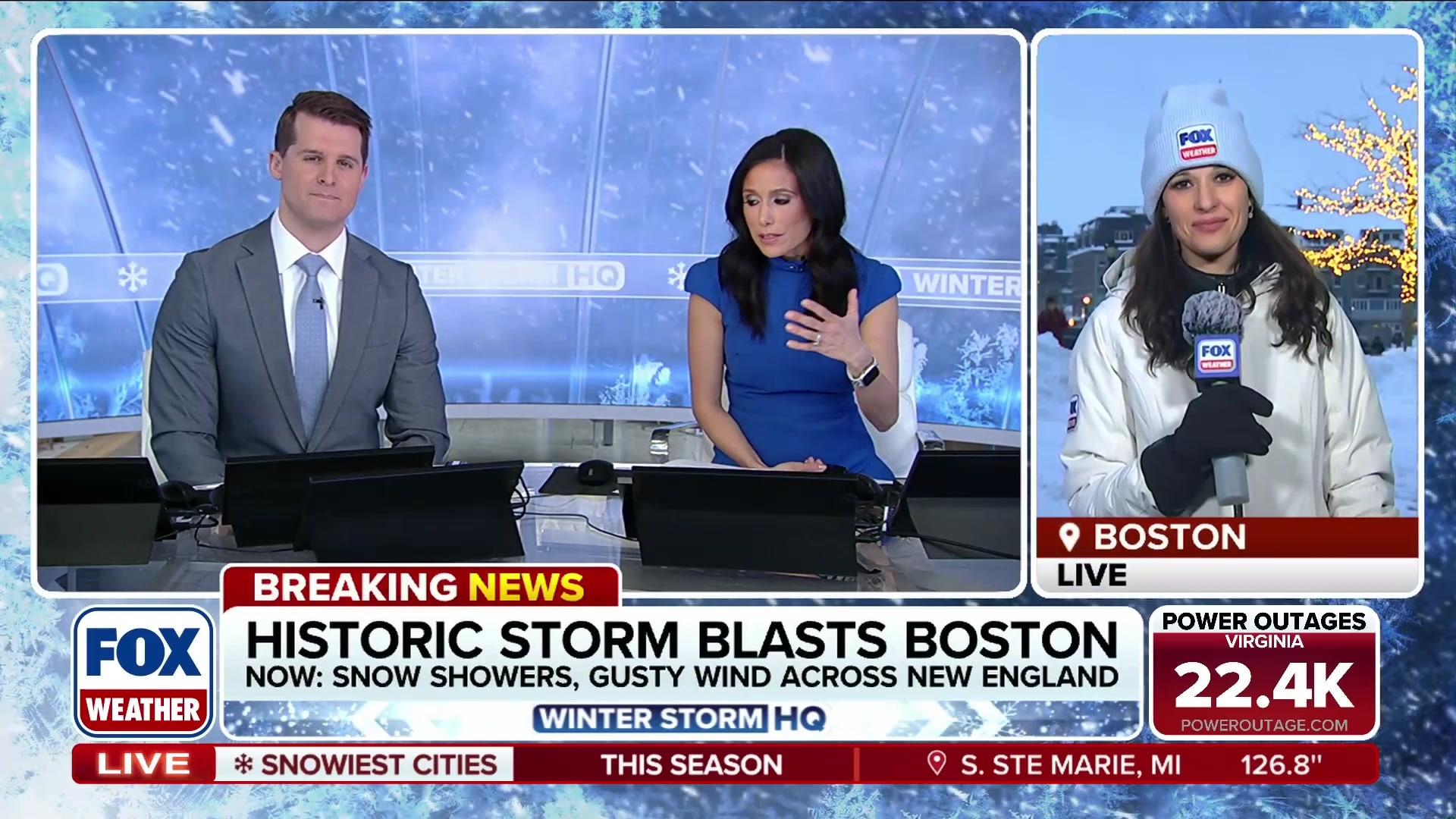 Watch Melanie Black reports live from Boston on 17 inches of snow and ...