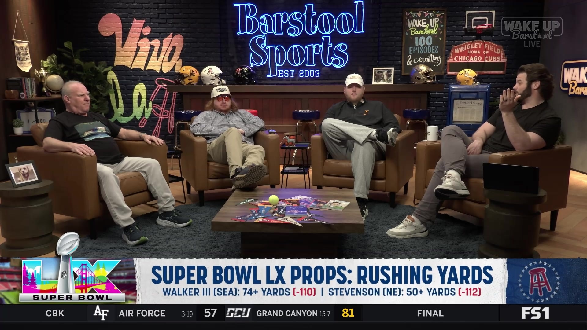 Watch Kenneth Walker III and Drake Maye rushing yards Super Bowl prop ...