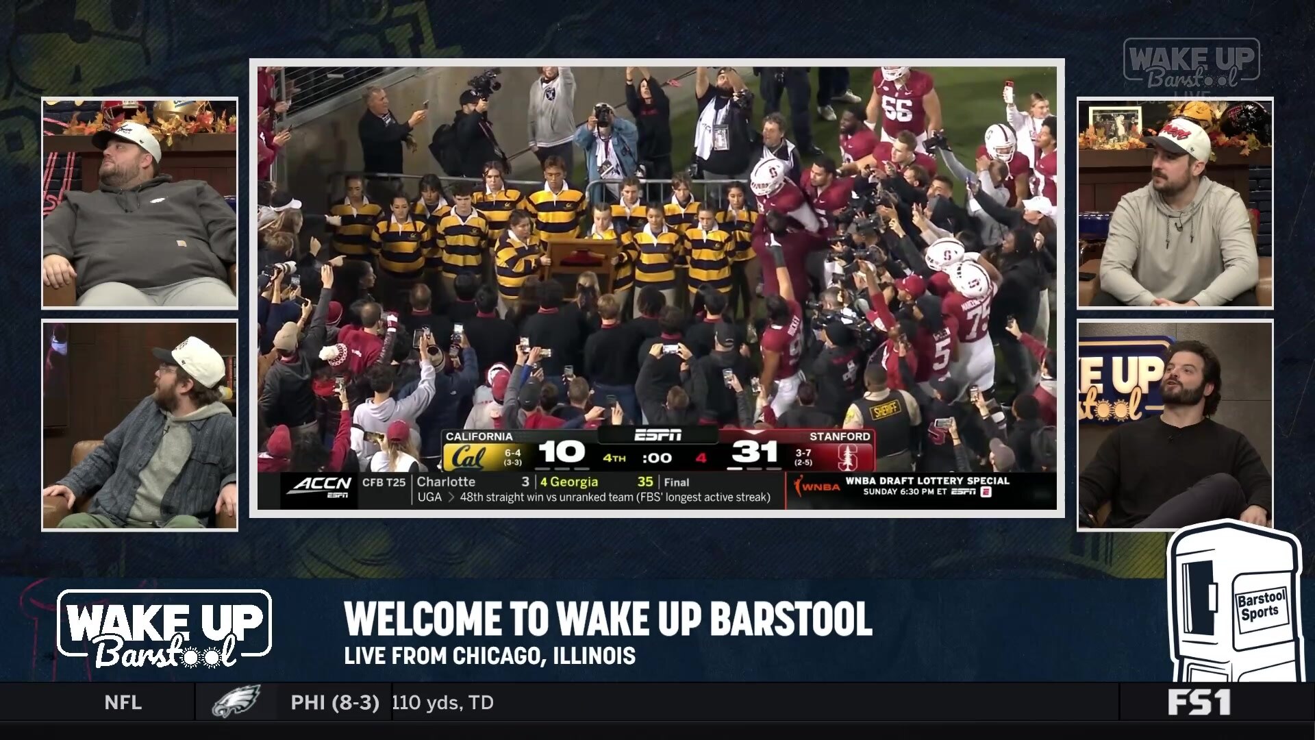 Watch Stanford vs Cal football rivalry ends with comedic Ax Trophy ...