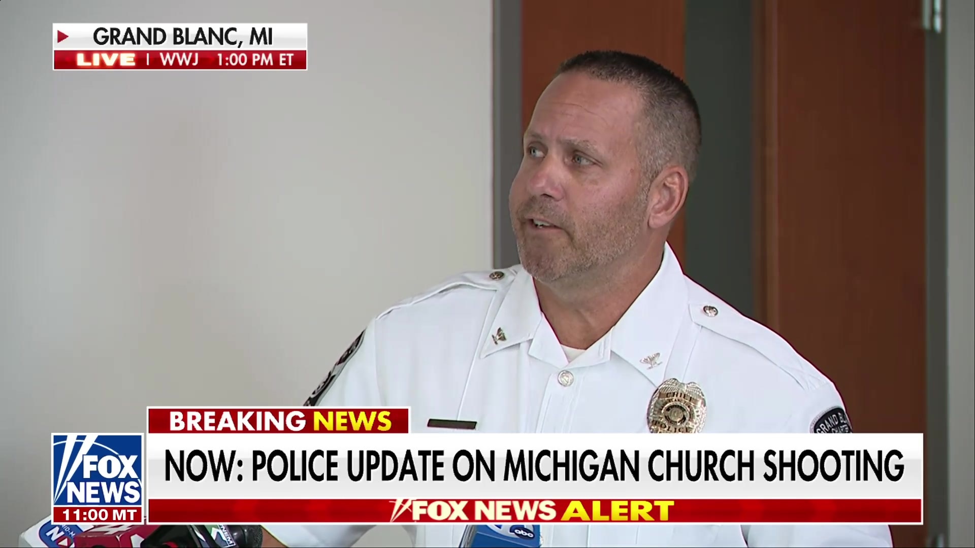 Watch Michigan police chief confirms deliberate fire set by church ...