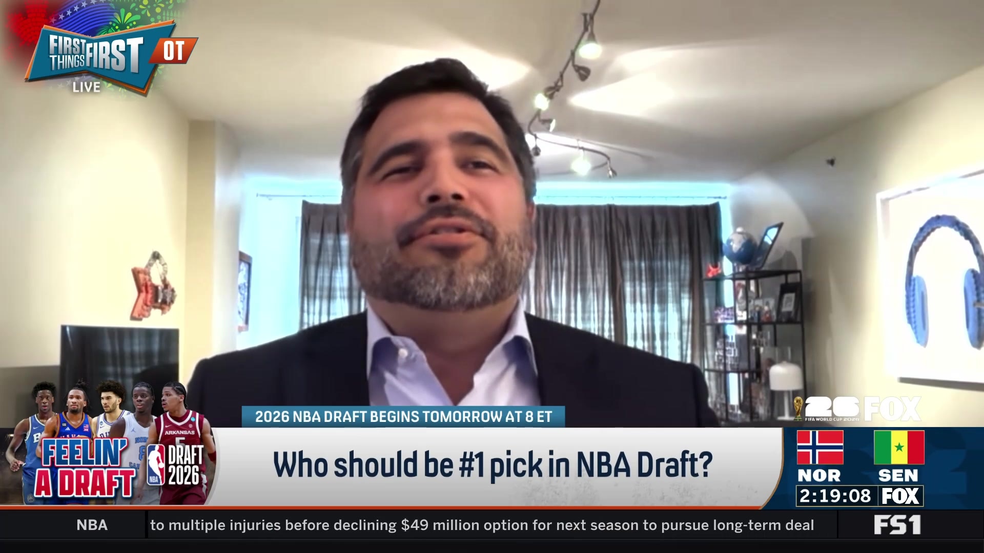 Watch NBA analyst warns of Darryn Peterson's red flags before the draft ...