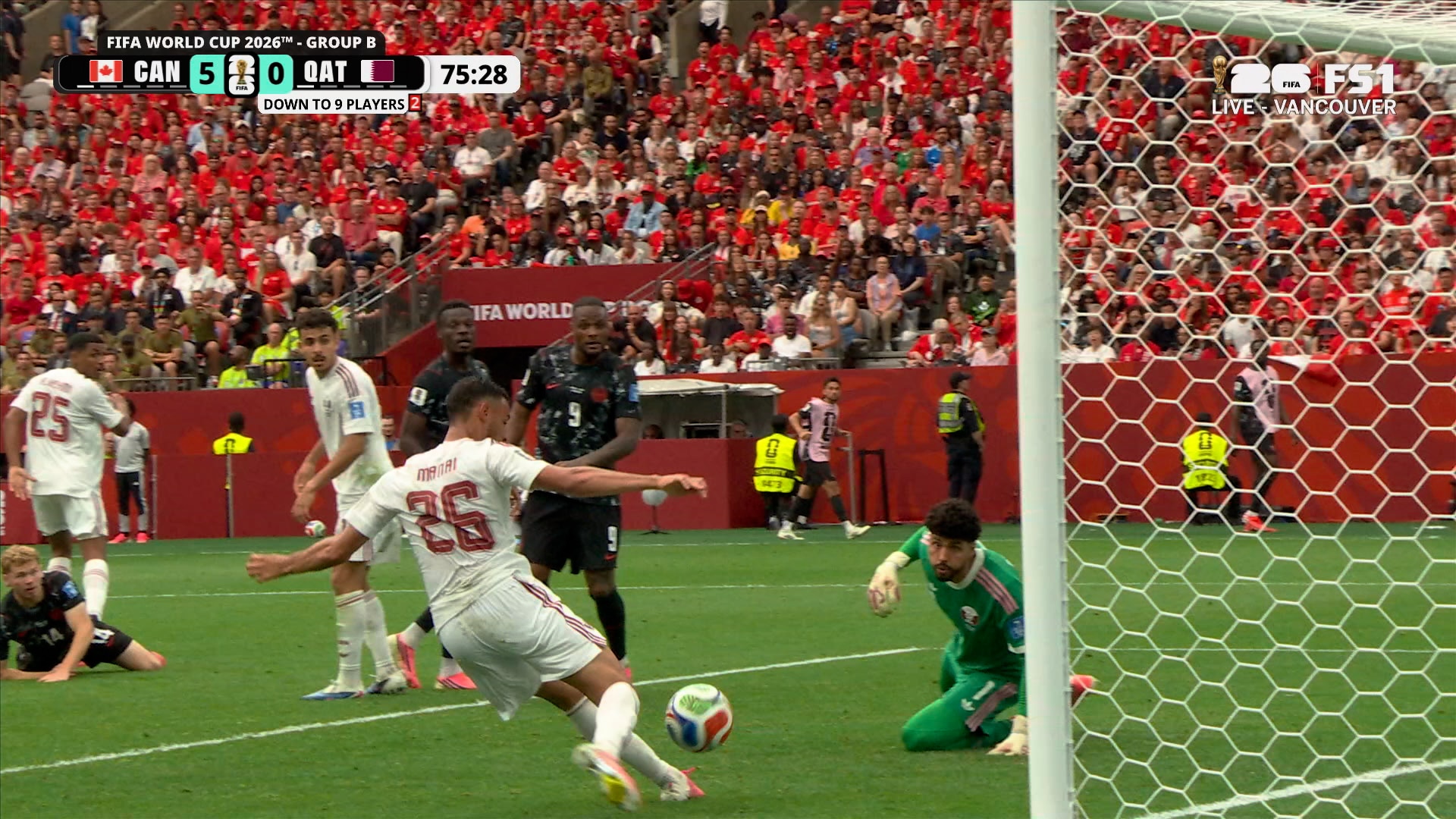 Watch Canada extends lead through Qatar own goal | 2026 FIFA World Cup ...