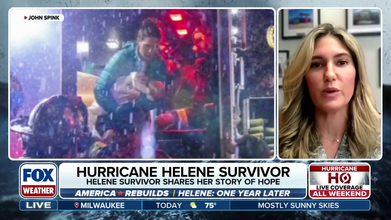 Watch Helene survivor shares her story of rescue one year after the ...