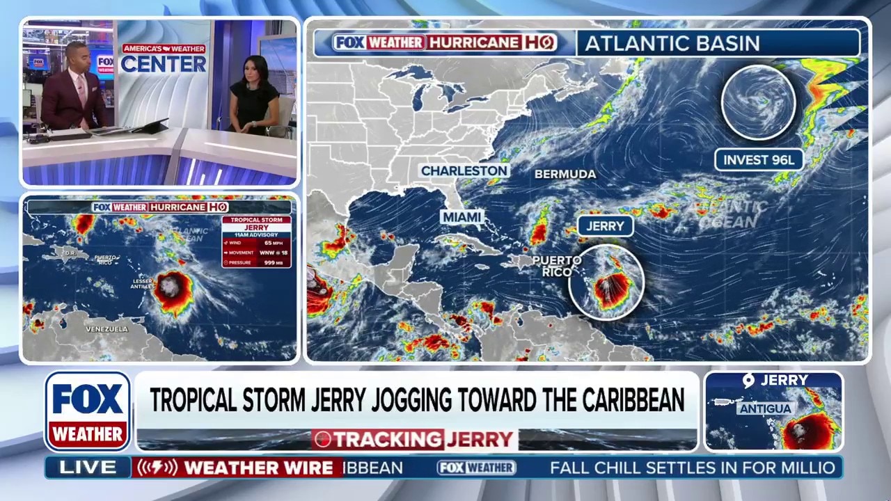 Watch Tropical Storm Warning issued as Tropical Storm Jerry approaches ...