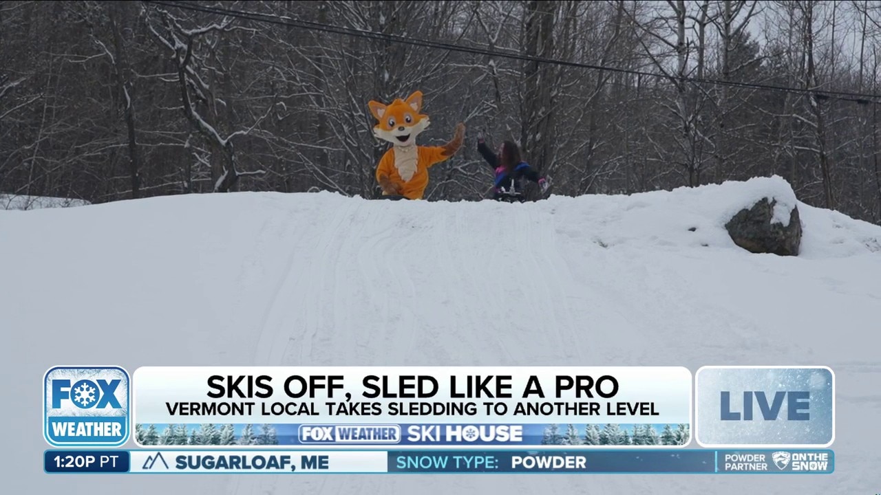 Watch Sledding like a pro at the FOX Weather Ski House - FWX | FOX One