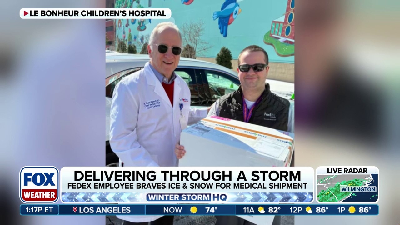 Watch Fedex employee delivers life saving medical treatment during ...