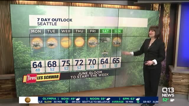 Q13 News forecast for Monday | FOX 13 Seattle