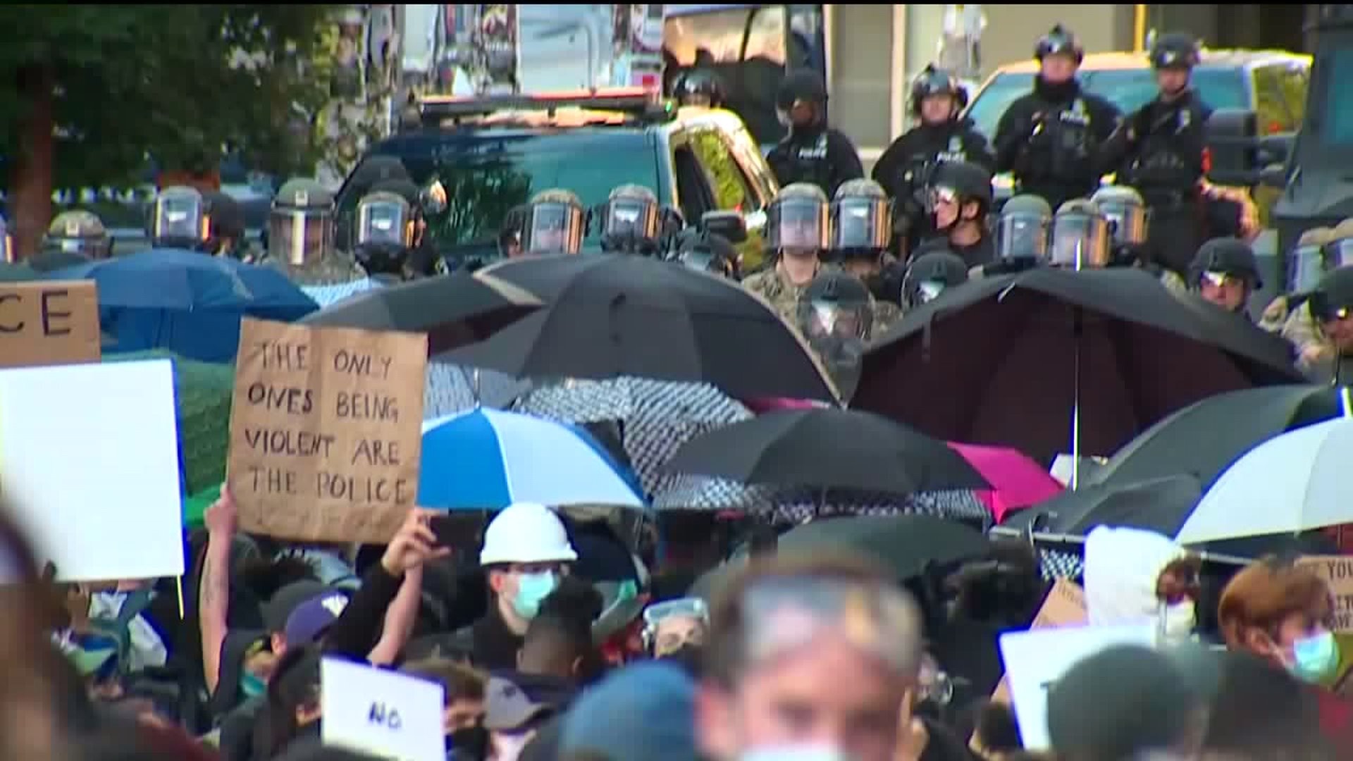Man shot at Seattle protest after car seen driving into crowd | FOX 13 ...