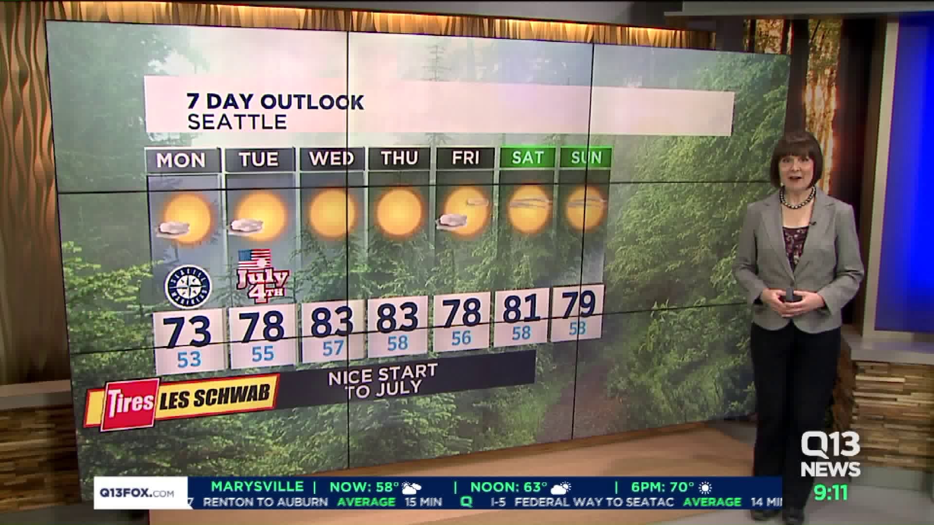 Q13 News morning weather forecast | FOX 13 Seattle