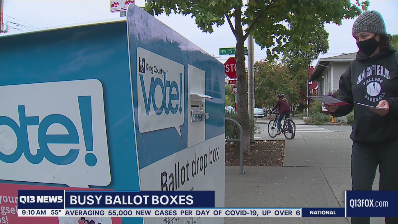 King County ballot boxes staying busy over the weekend | FOX 13 Seattle