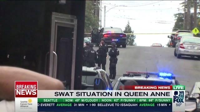 SWAT standoff in Seattle`s Queen Anne neighborhood | FOX 13 Seattle