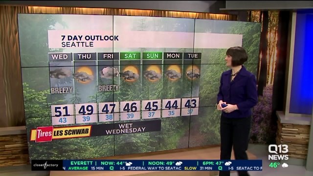 Q13 Forecast for Wednesday | FOX 13 Seattle