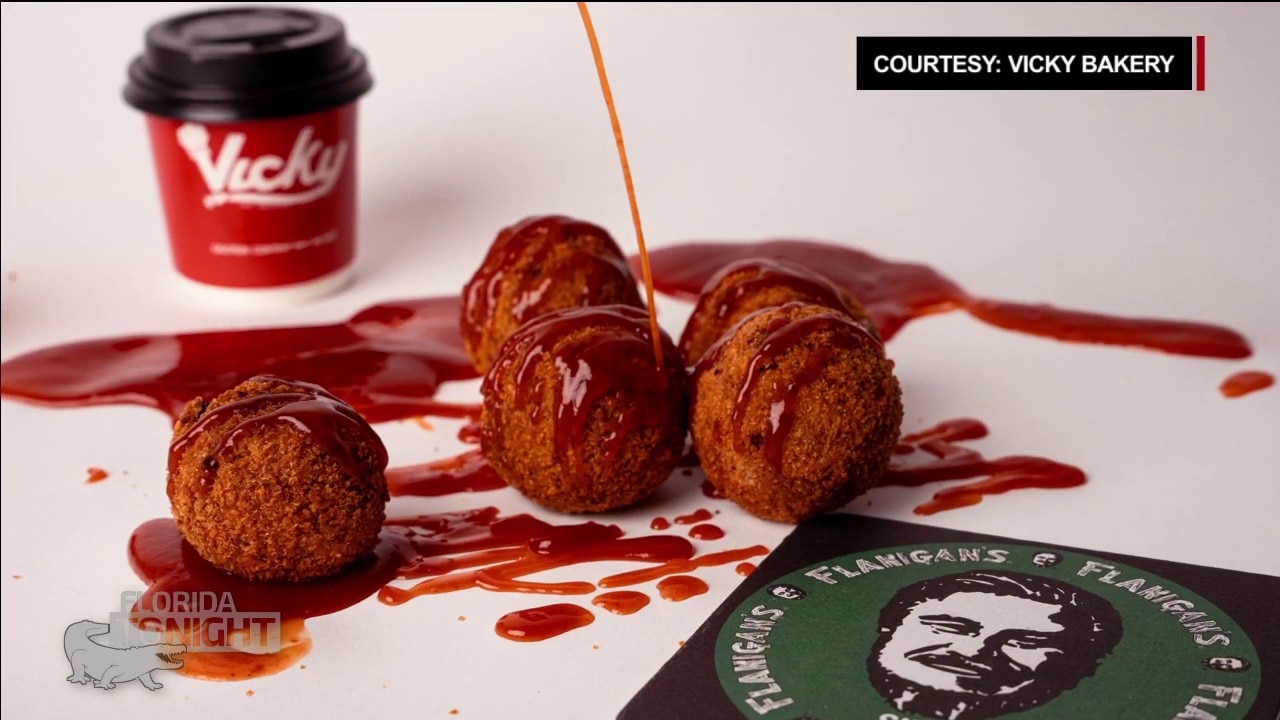 Vicky Bakery and Flanigan's team up to debut croqueta poppers | FOX 13 ...