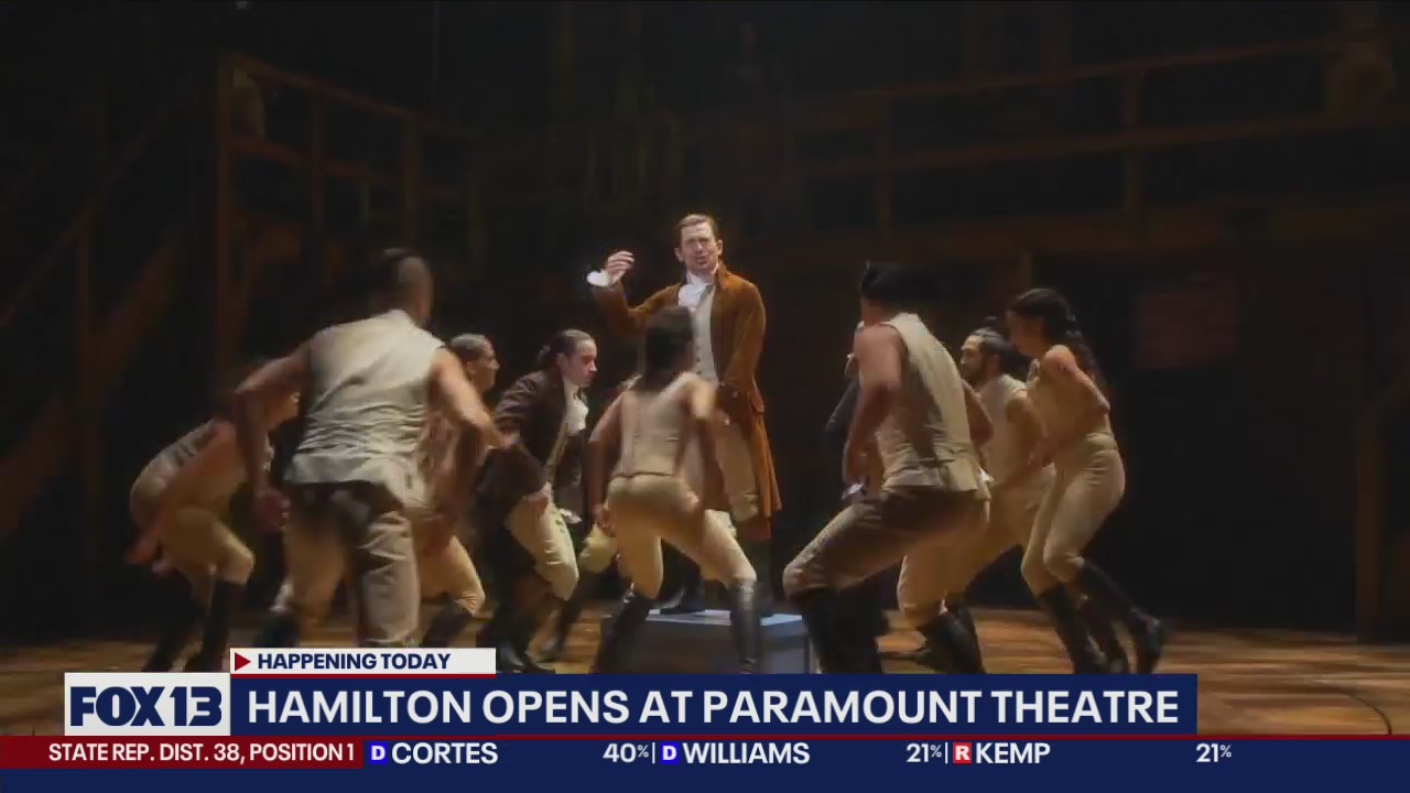 Hamilton opens at Paramount Theatre | FOX 13 Seattle