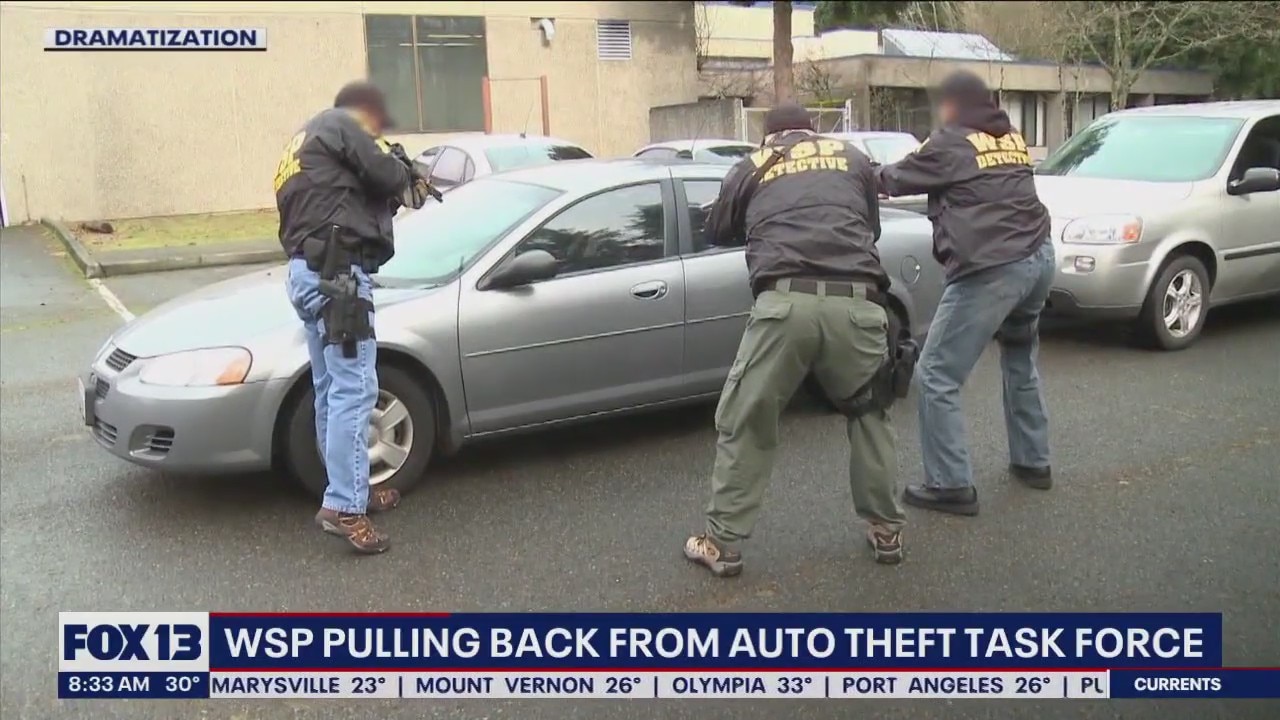 WSP pulls back from Auto Theft Task Force | FOX 13 Seattle