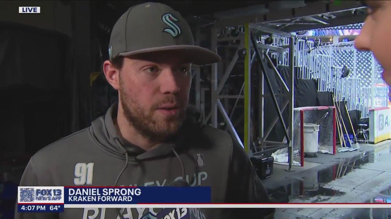 FOX 13 speaks to Kraken forward Daniel Sprong | FOX 13 Seattle