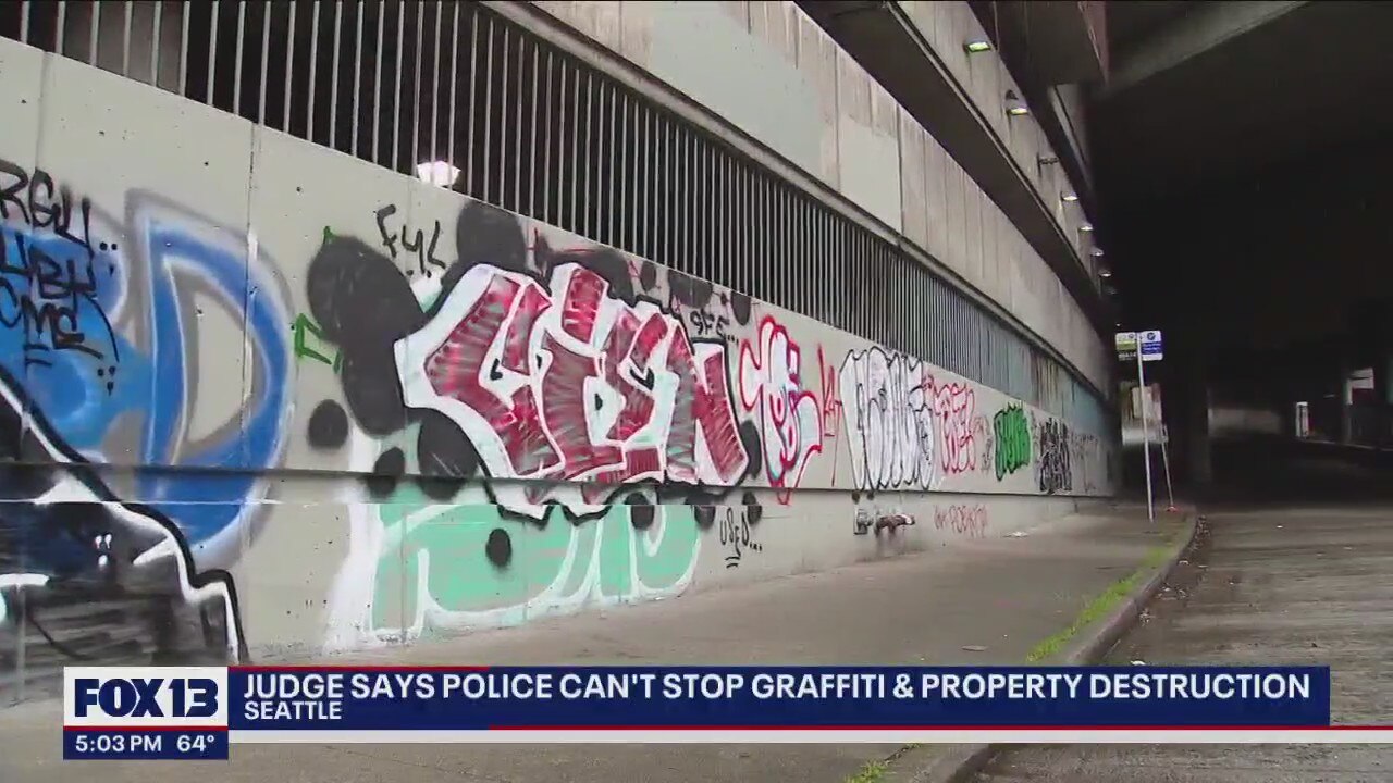 Judge rules SPD can't enforce property destruction laws | FOX 13 Seattle