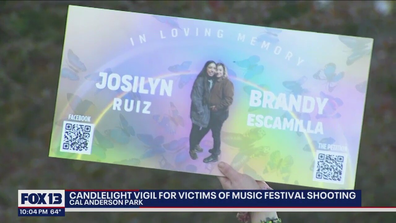 Vigil held for two Seattle victims shot and killed at Gorge ...