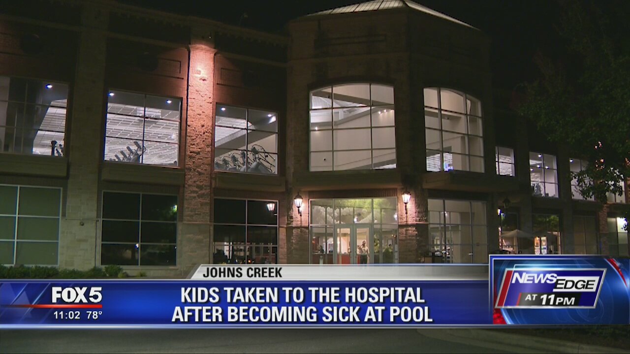 Kids taken to hospital after becoming sick in pool | FOX 5 Atlanta