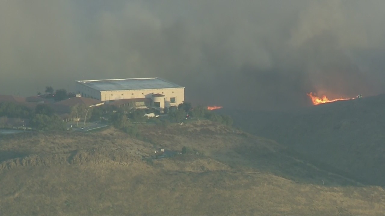 Fire near Ronald Reagan Library | FOX 11 Los Angeles