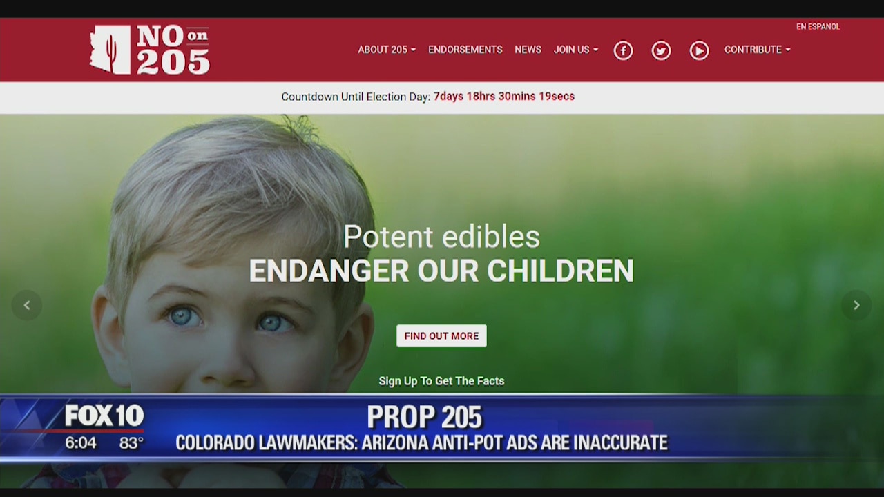 Colo. lawmakers: AZ anti-pot ads are inaccurate | FOX 10 Phoenix