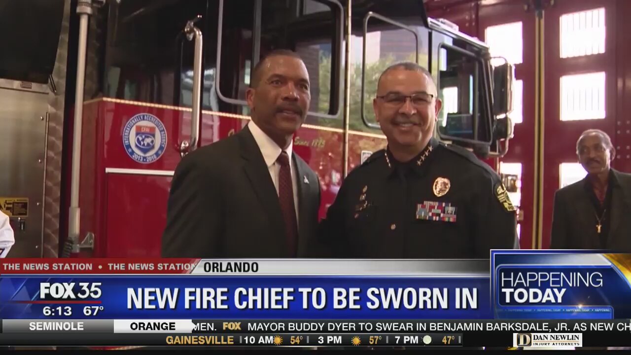 New Orlando fire chief to be sworn in | FOX 35 Orlando