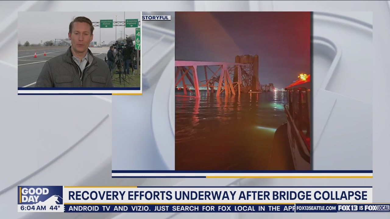 Recovery efforts underway in Baltimore after bridge collapse | FOX 13 ...