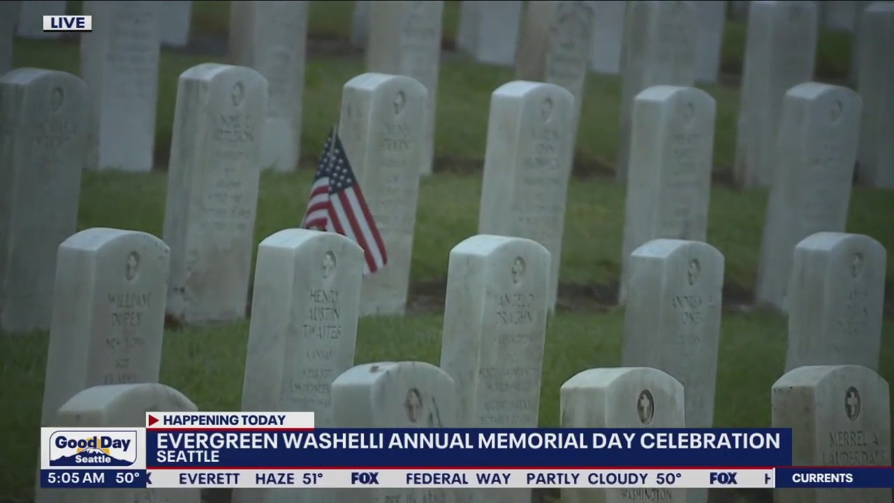 Evergreen Washelli annual Memorial Day celebration | FOX 13 Seattle