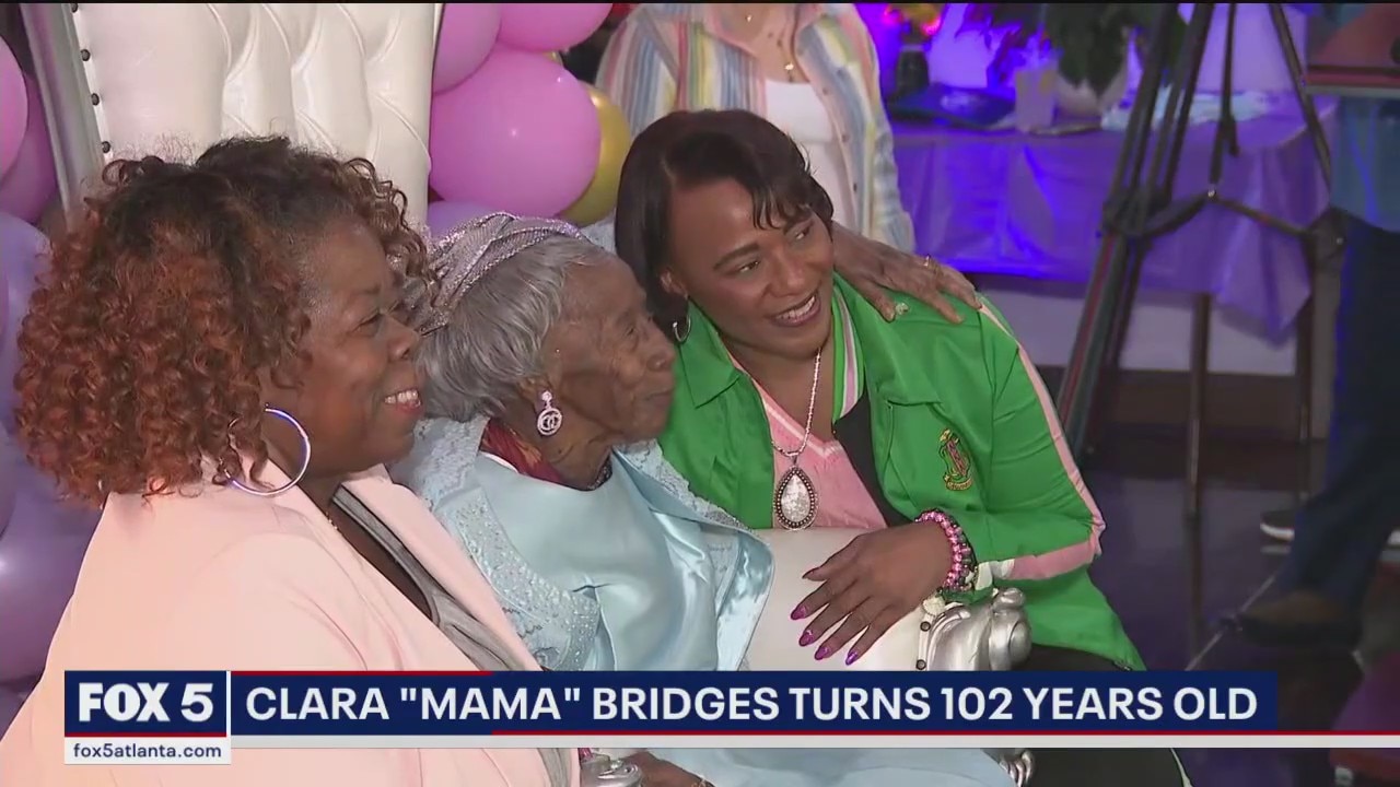 Clara 'Mama' Bridges turns 102 years old | FOX 5 Atlanta