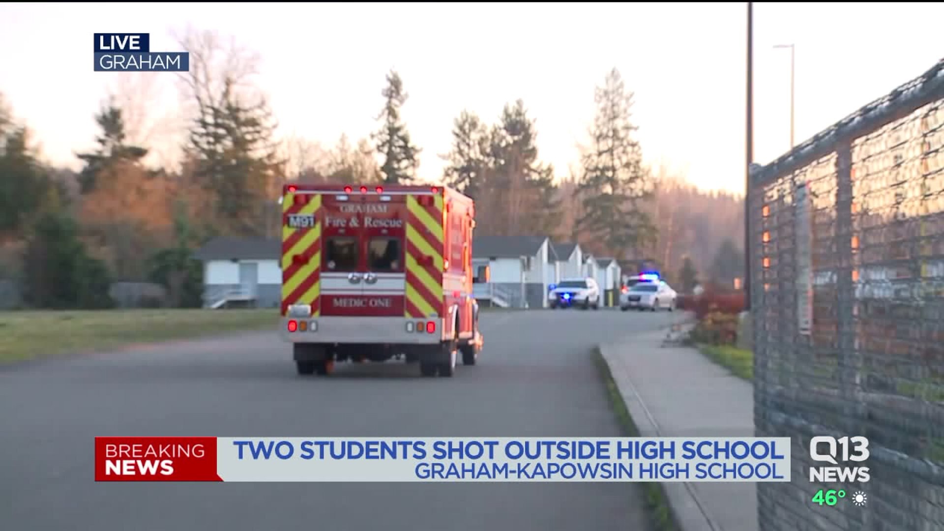 Two students shot outside Graham-Kapowsin High School | FOX 13 Seattle