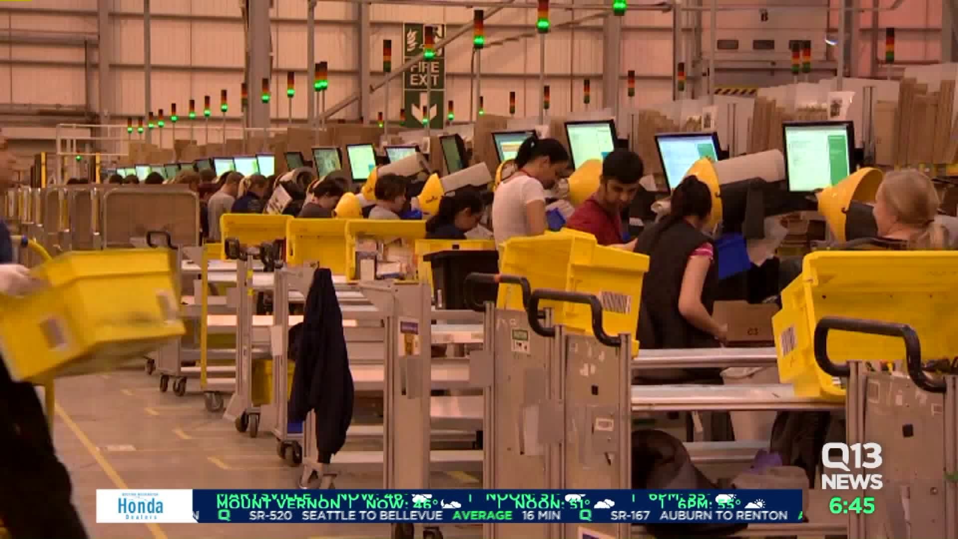 Amazon is hiring 30,000 part-time workers | FOX 13 Seattle