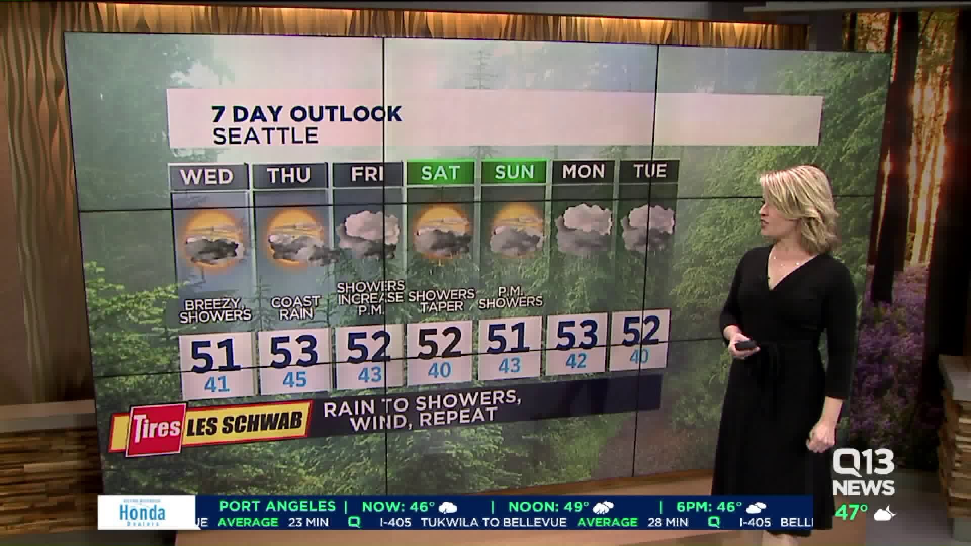Q13 News Wednesday forecast | FOX 13 Seattle
