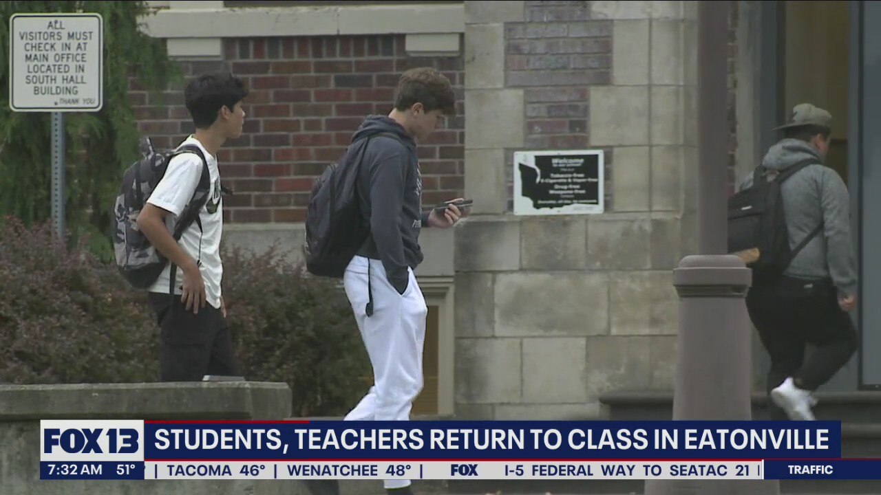 Students, teachers return to class in Eatonville | FOX 13 Seattle