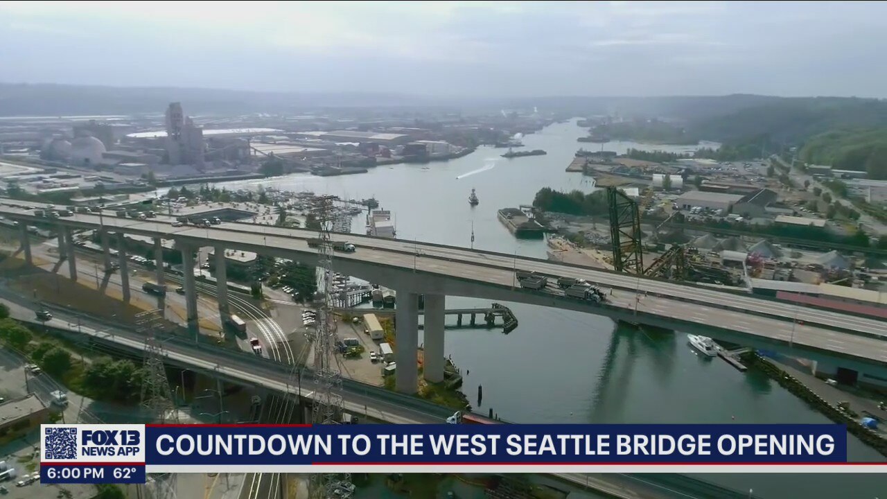 Countdown to West Seattle Bridge reopening | FOX 13 Seattle