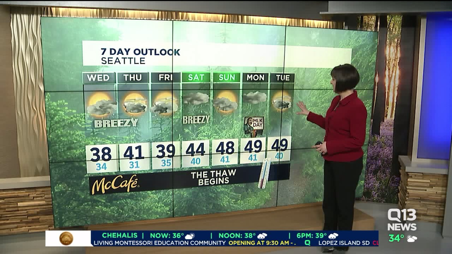 Q13 Morning weaather forecast | FOX 13 Seattle