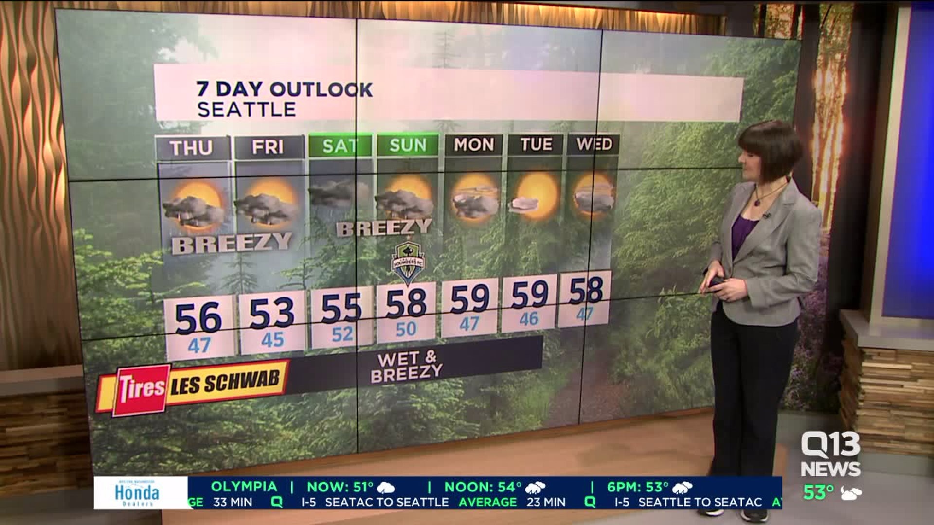 Q13 News forecast for Thursday | FOX 13 Seattle